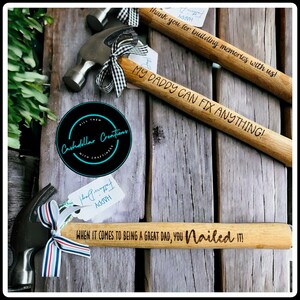 Personalized Engraved Hammer, Custom Tools for Dad, Father's Day Gift ...