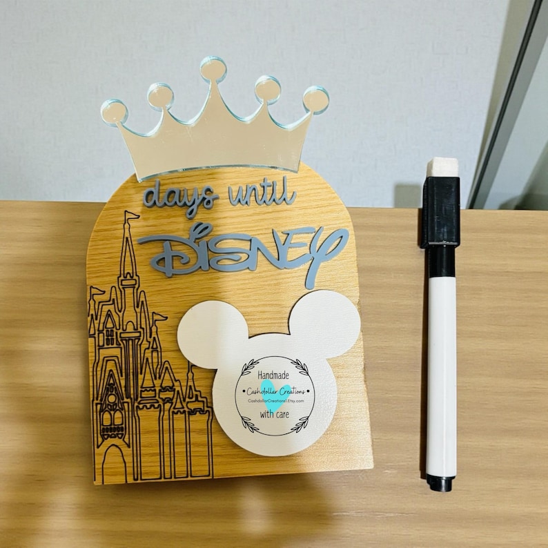 Personalized Days Until Disney Countdown Magnet | Disney Vacation ...