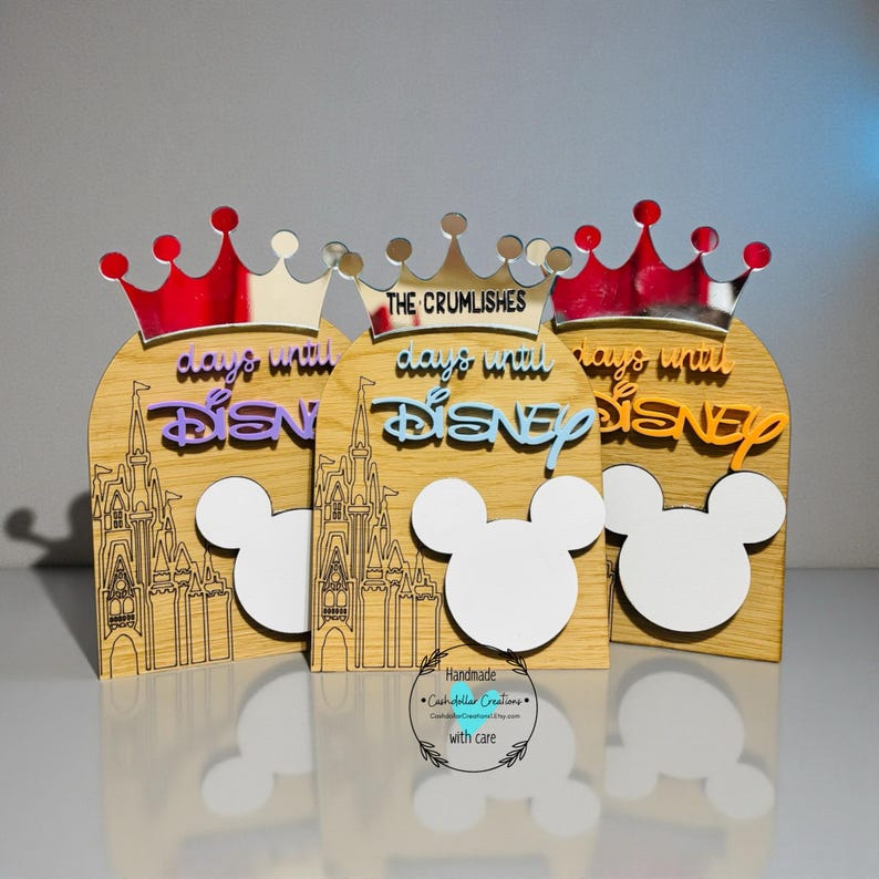 Personalized Days Until Disney Countdown Magnet | Disney Vacation ...