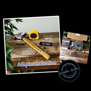 Personalized 3-piece Tool Gift Set, Custom Gift Set for Dad, Father's ...