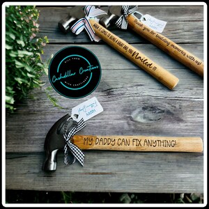 Personalized Engraved Hammer, Custom Tools for Dad, Father's Day Gift ...