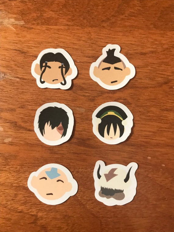Avatar the Last Airbender Sticker Set | Etsy