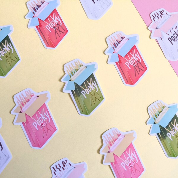 Pocky Sticker - Etsy