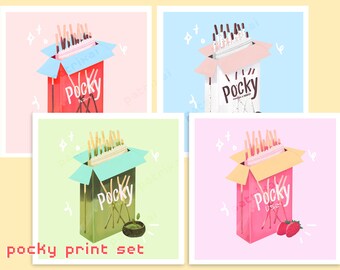 Pocky Box Template
