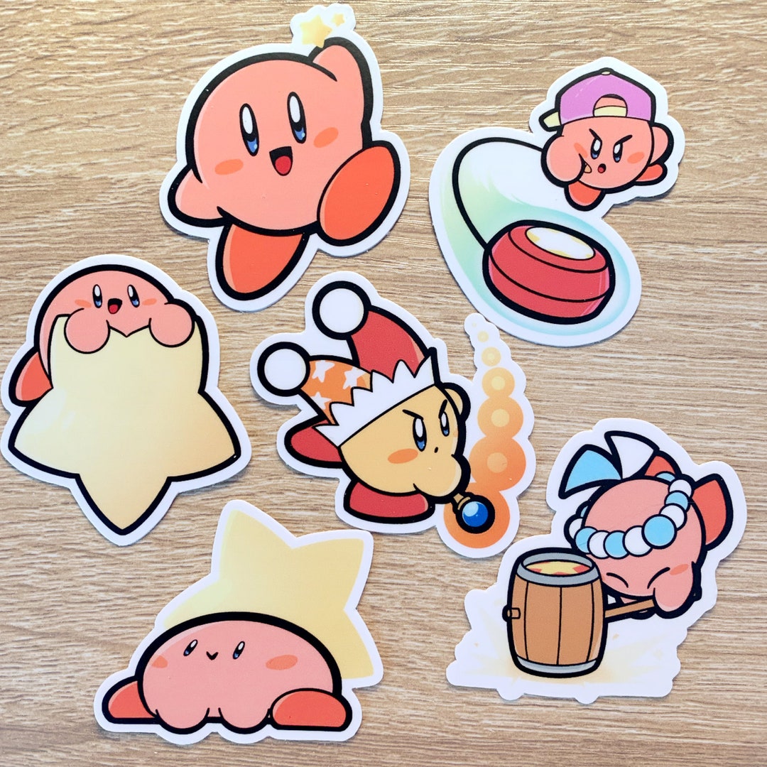 Kirby Stickers - Etsy