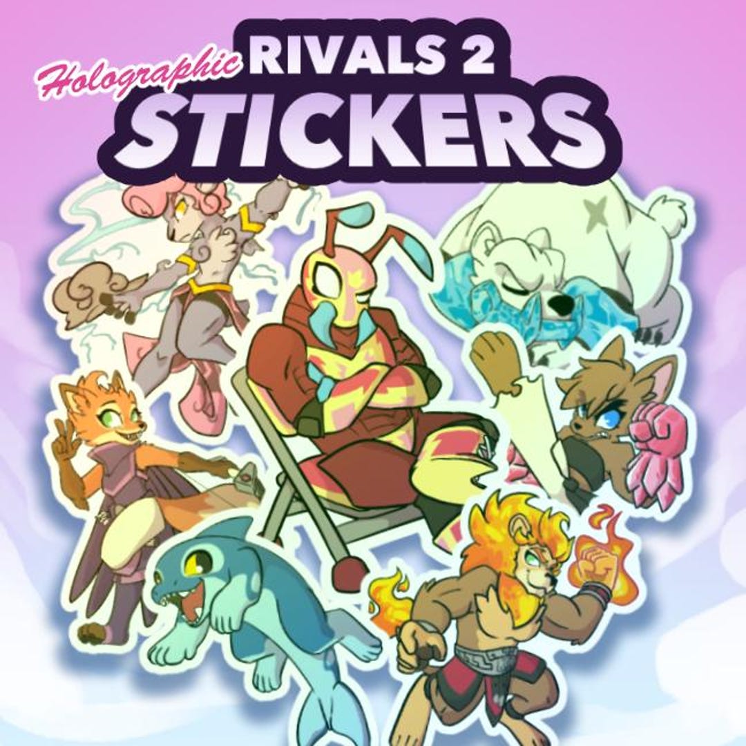 Rivals of Aether 2 Holographic Stickers - Etsy