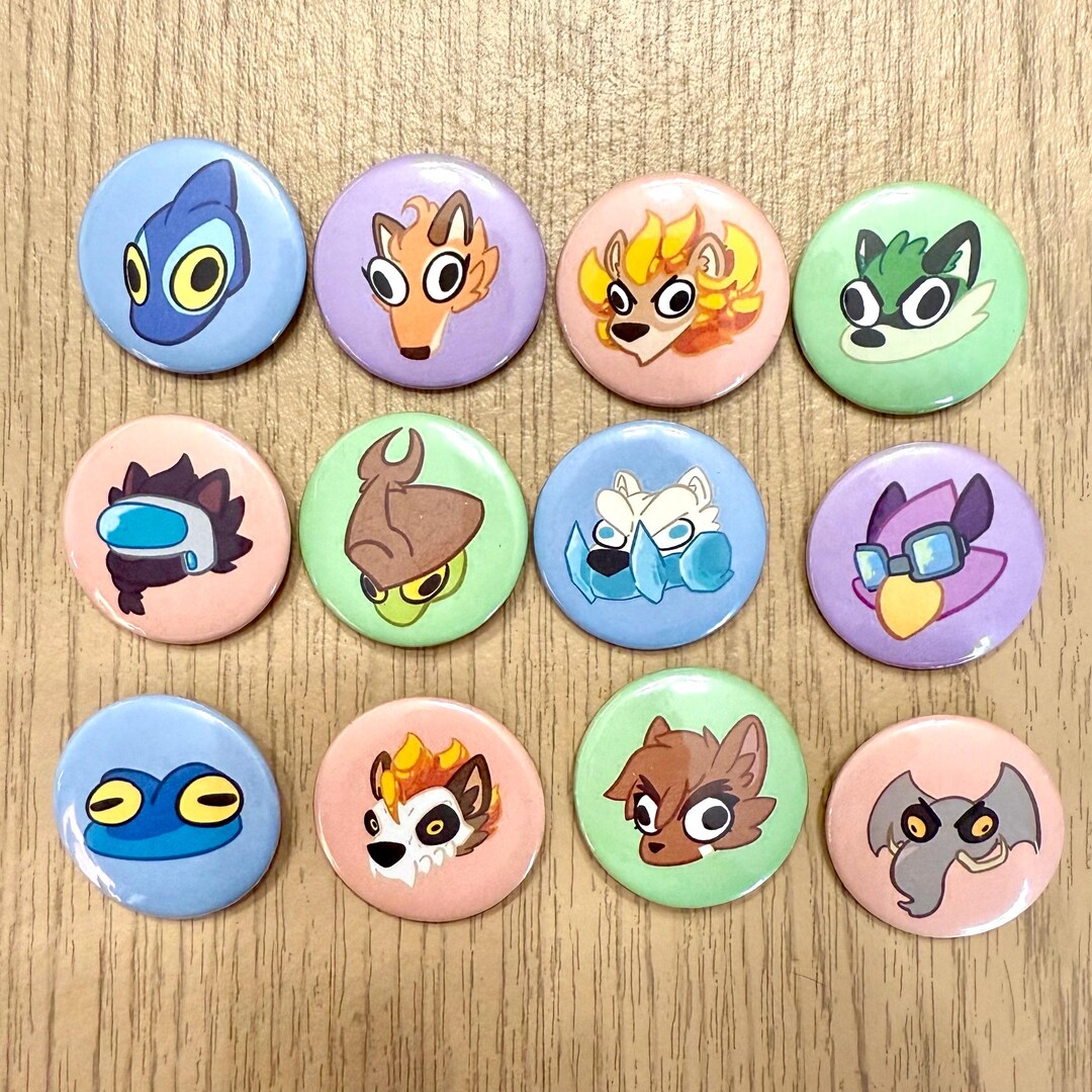 Rivals of Aether 2 Buttons - Etsy
