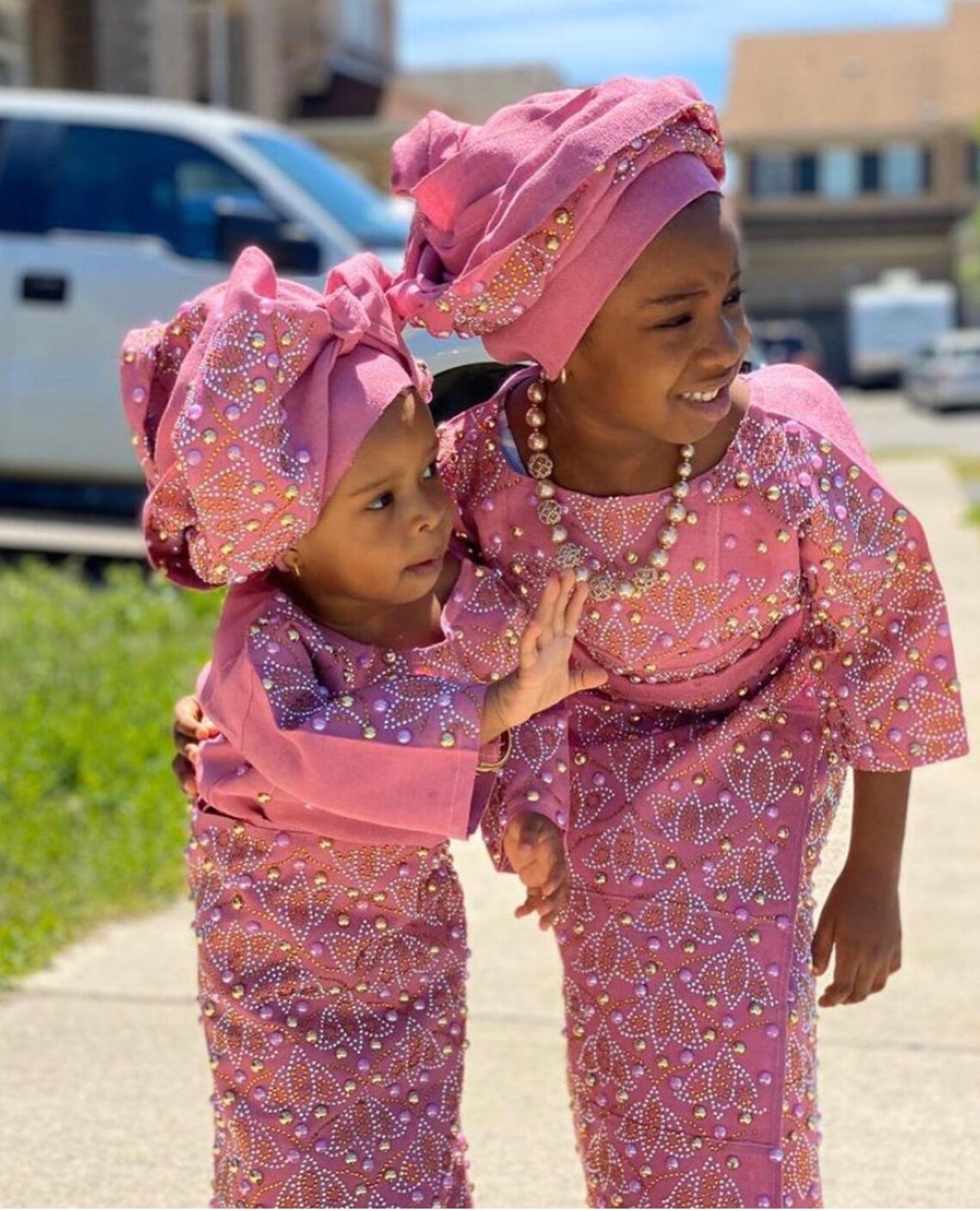 Nigerian traditional attire for girls/ Aso oke for girls/ Iro | Etsy