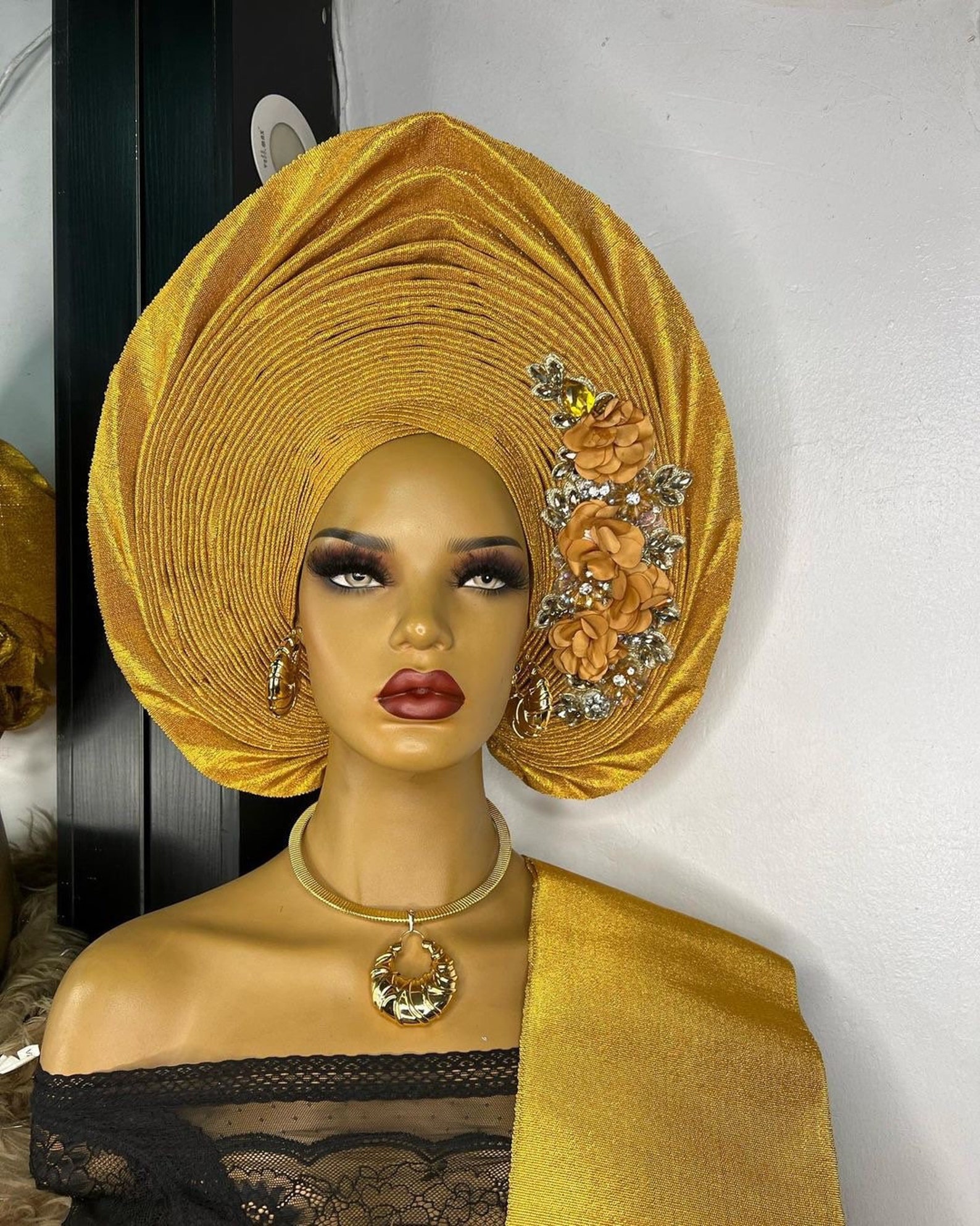 Autogele /pretied Headwrap / Autogele / Ready to Wear Gele / - Etsy