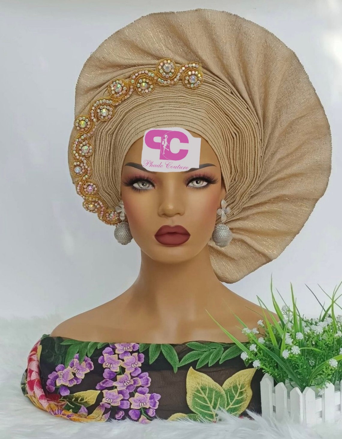 Autogele /pretied Headwrap / Autogele / Ready to Wear Gele / - Etsy