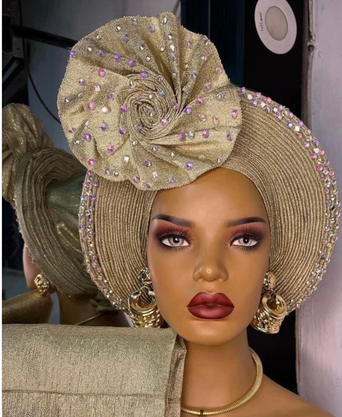 Autogele /pretied Headwrap / Autogele / Ready to Wear Gele / - Etsy