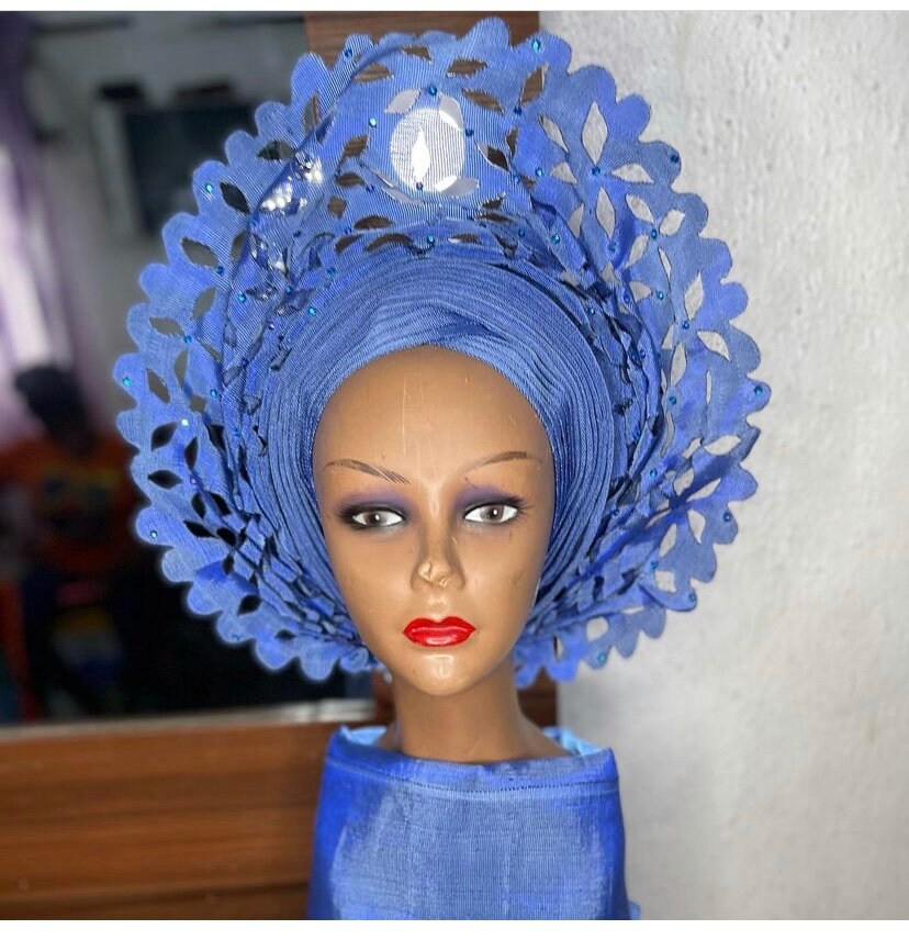 Autogele /pretied headwrap / Autogele / Ready to wear Gele / | Etsy