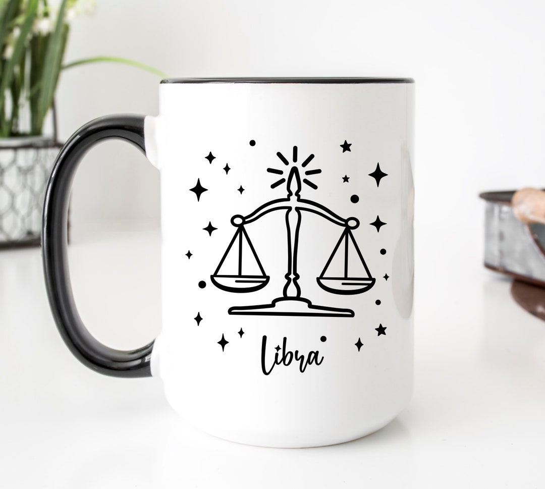 Libra Zodiac Mug, Zodiac Coffee Mug, Libra Mug, Libra Birthday Gift ...
