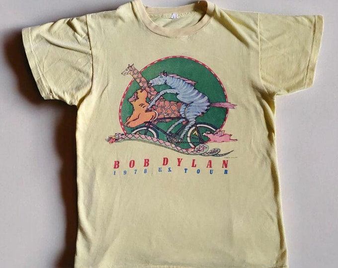 Original Vintage 1978 Bob Dylan Tour Shirt - Etsy