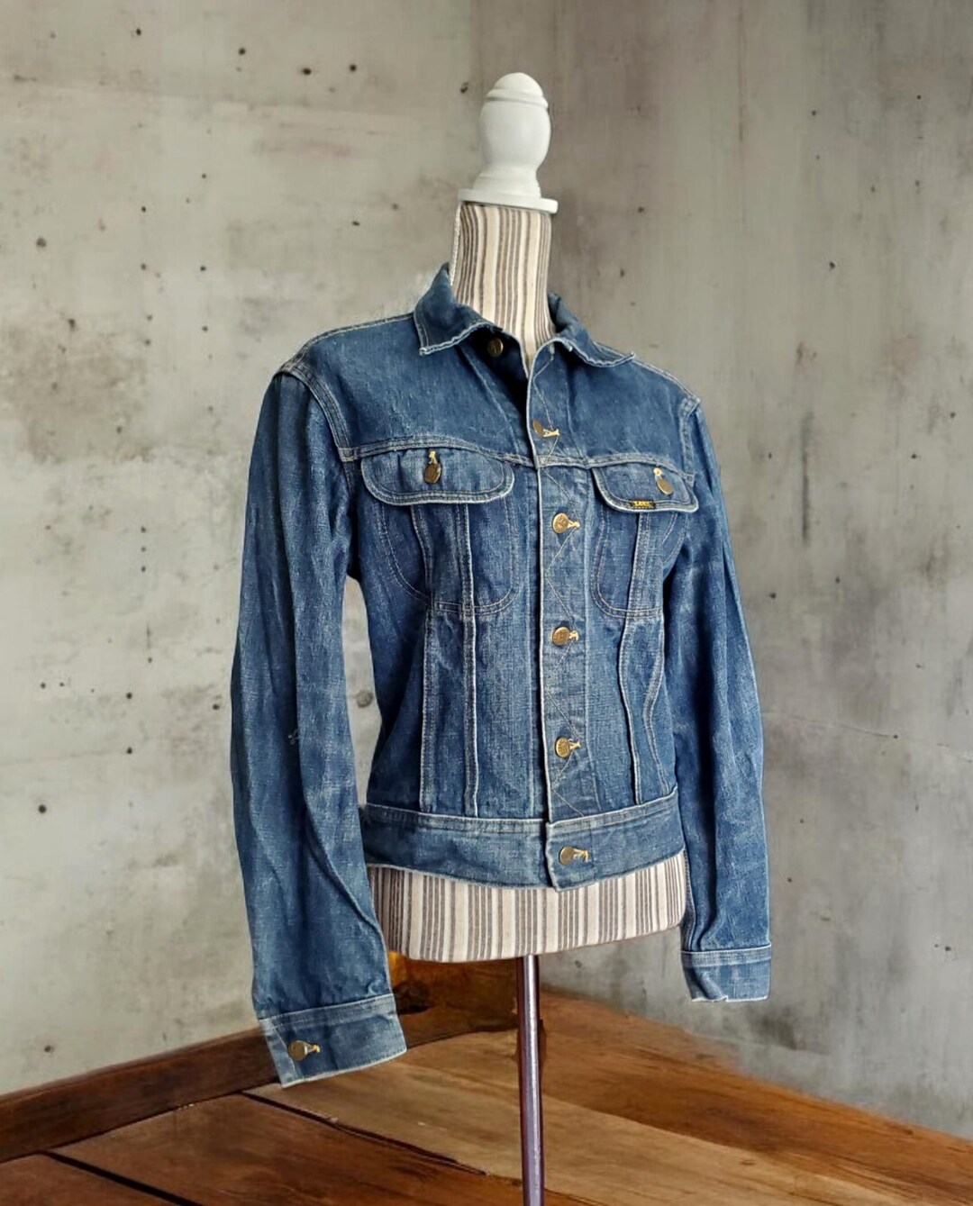 Vintage 70's Faded Lee Denim Jacket Made in USA. - Etsy