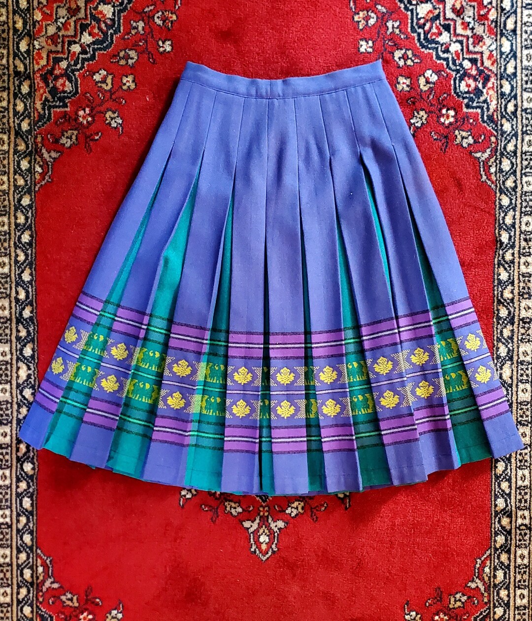 Rare Design 1950's Pendleton Reversible Turnabout Wool Skirt! - Etsy