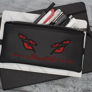 Dread Wolf Planner Pouch Pen/pencil Case With Adjustable - Etsy