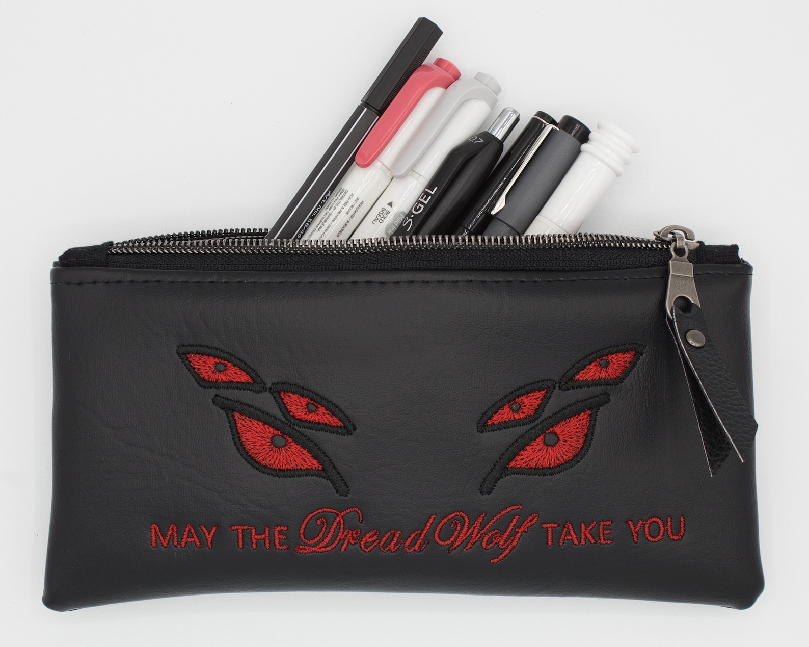 Dread Wolf Planner Pouch Pen/pencil Case With Adjustable - Etsy