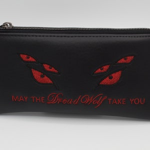 Dread Wolf Planner Pouch Pen/pencil Case With Adjustable - Etsy