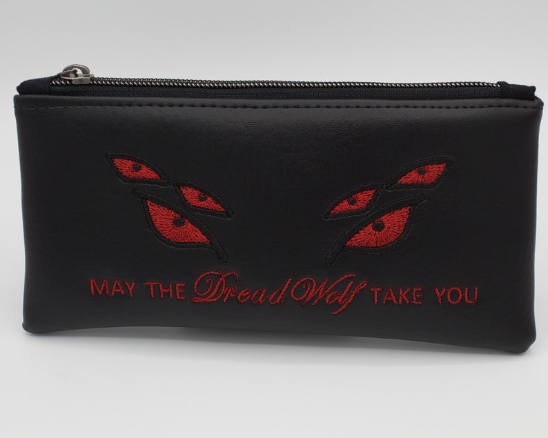 Dread Wolf Planner Pouch Pen/pencil Case With Adjustable - Etsy