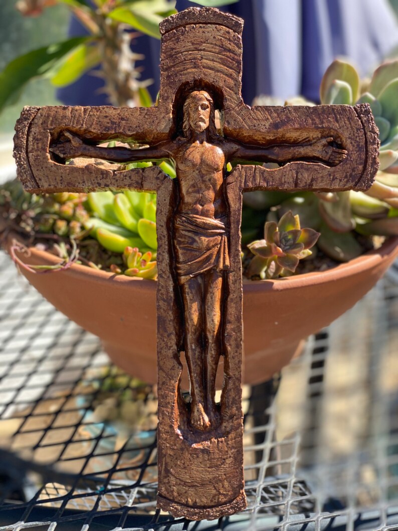 Jesus Unfinished Work Crucifix Cross | Etsy