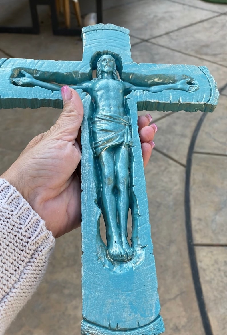 Jesus Unfinished Work Crucifix Cross | Etsy