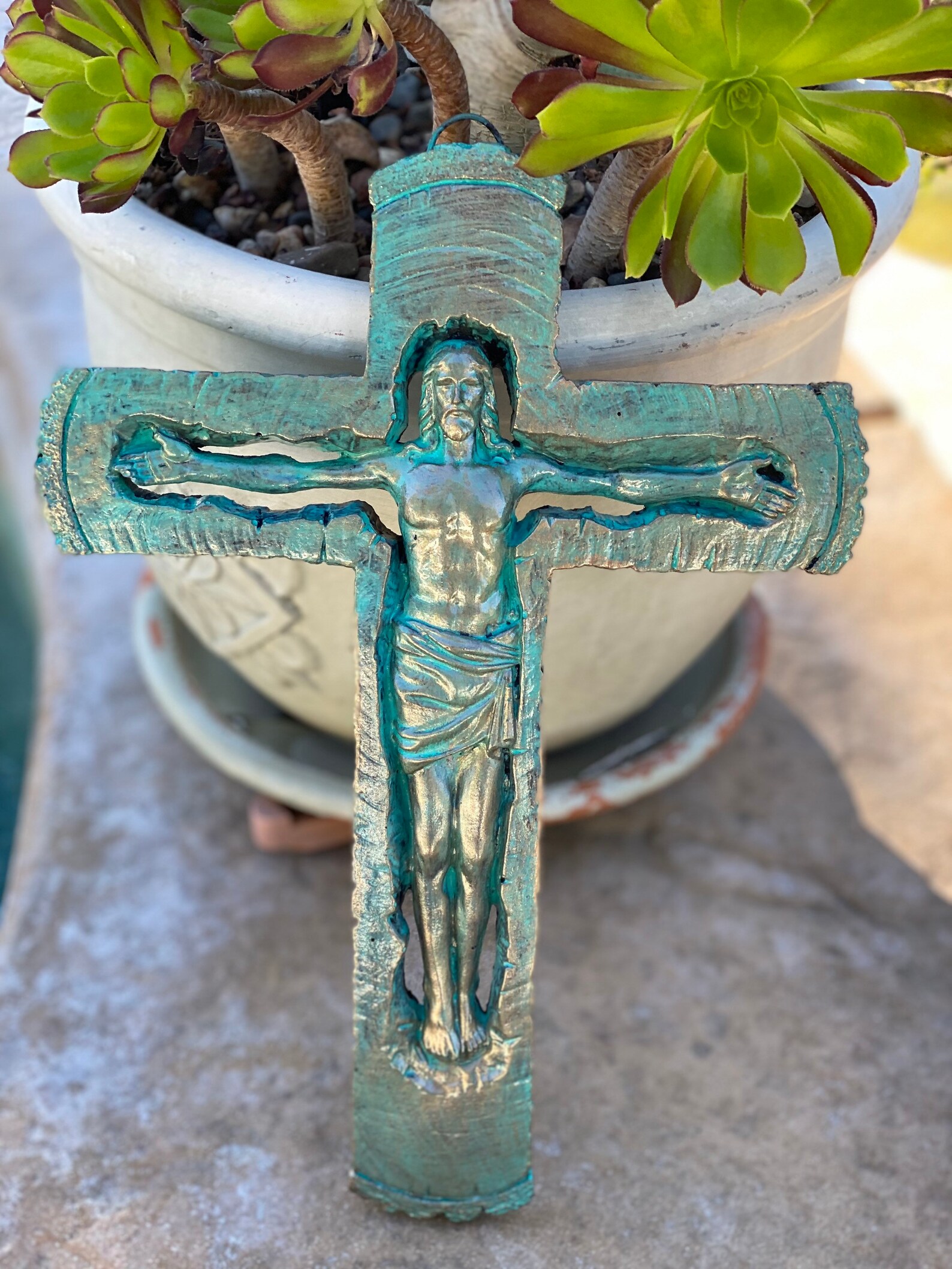 Jesus Unfinished Work Crucifix Cross - Etsy