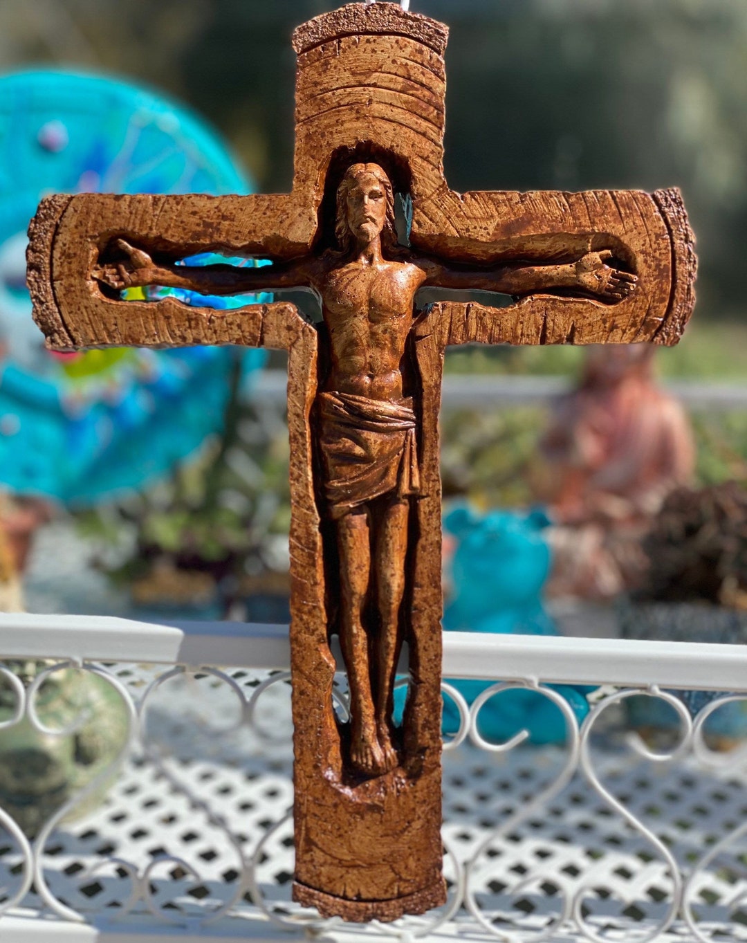 Jesus’ Unfinished Work Crucifix Cross - Etsy