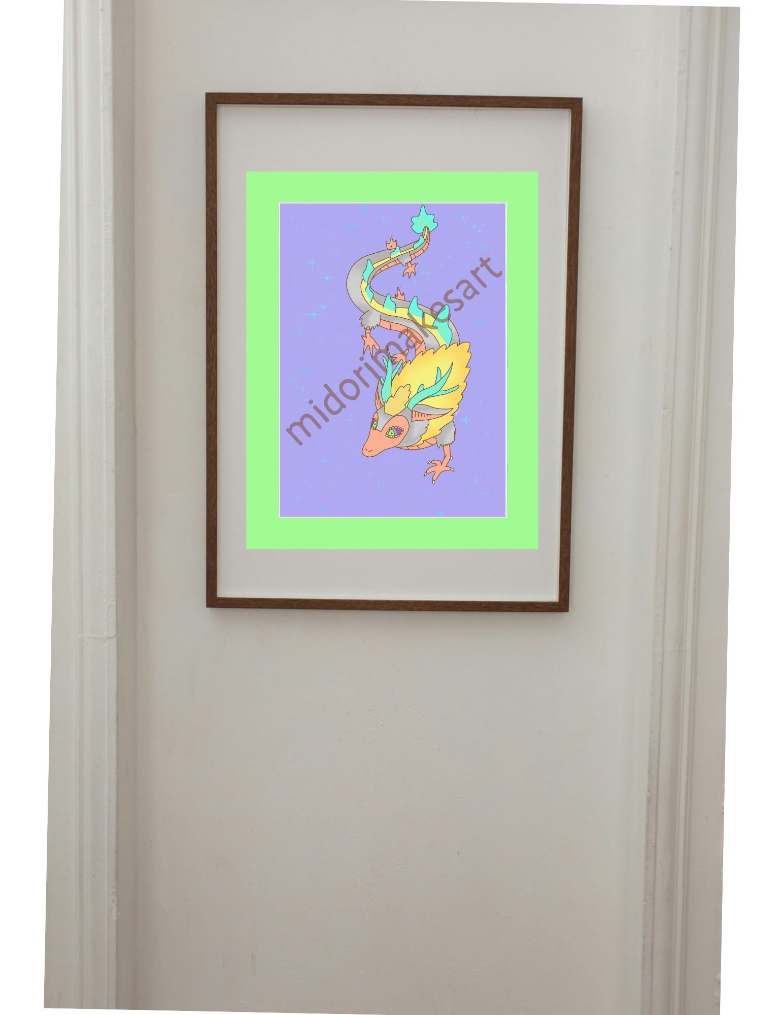Legend of Zelda Poster- TOTK Pastel Light Dragon Wall Decor- Tears of ...