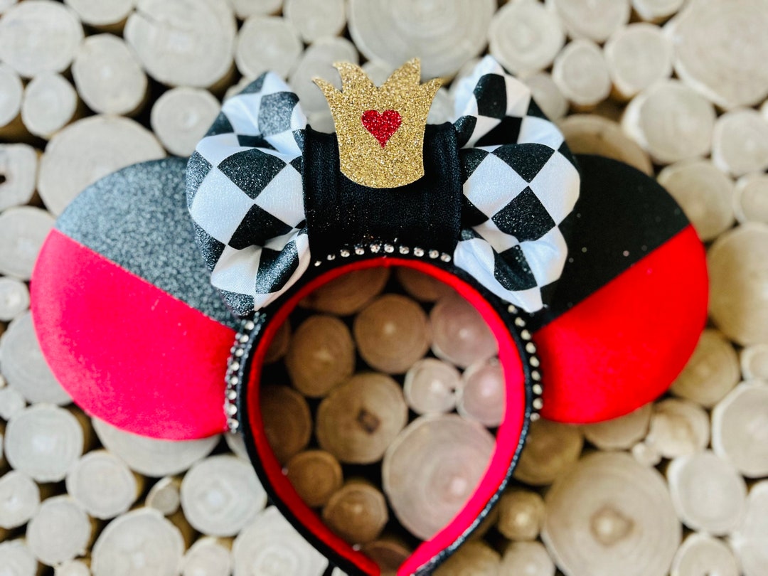 Queen of Hearts Inspired Ears | Disney Villain Ears | Disney Ears ...