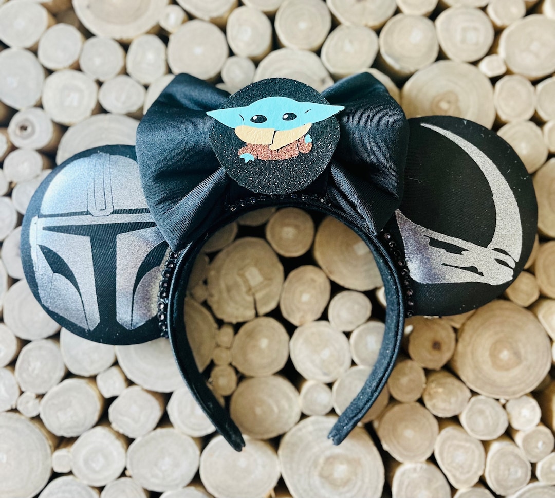 Mandalorian Inspired Ears Grogu Ears Star Wars Ears Disney Ears Mickey ...