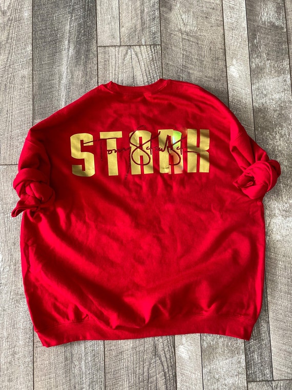 Iron Man Tony Stark Signature Sweatshirt Marvel Sweatshirt | Etsy