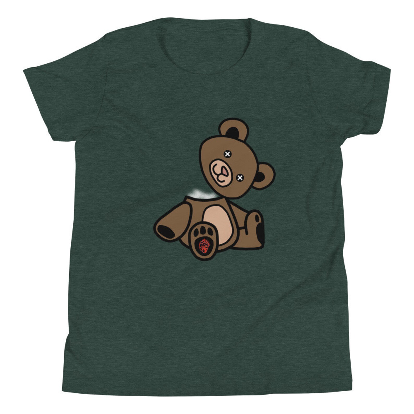 Teddy Bear Youth Tshirt , Headless Teddy Bear, Halloween Bear Tshirt ...