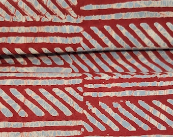 African Tie Dye Batik Adire Printed Cotton Fabric for Craft and Fashion ...