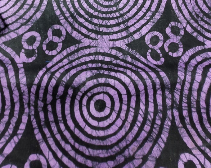 African Tie Dye Batik Adire Printed Cotton Fabric for Craft and Fashion ...