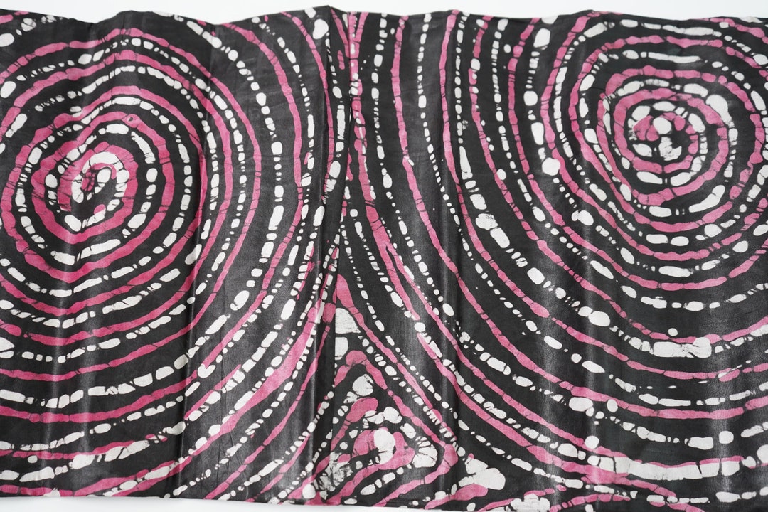African Tie Dye Batik Adire Cotton Fabric for Fashion Sewing and ...