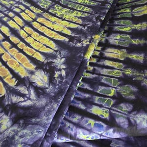 Ethnic West African Adire Batik Fabric by the Yard - Multicolor Tie Dye ...