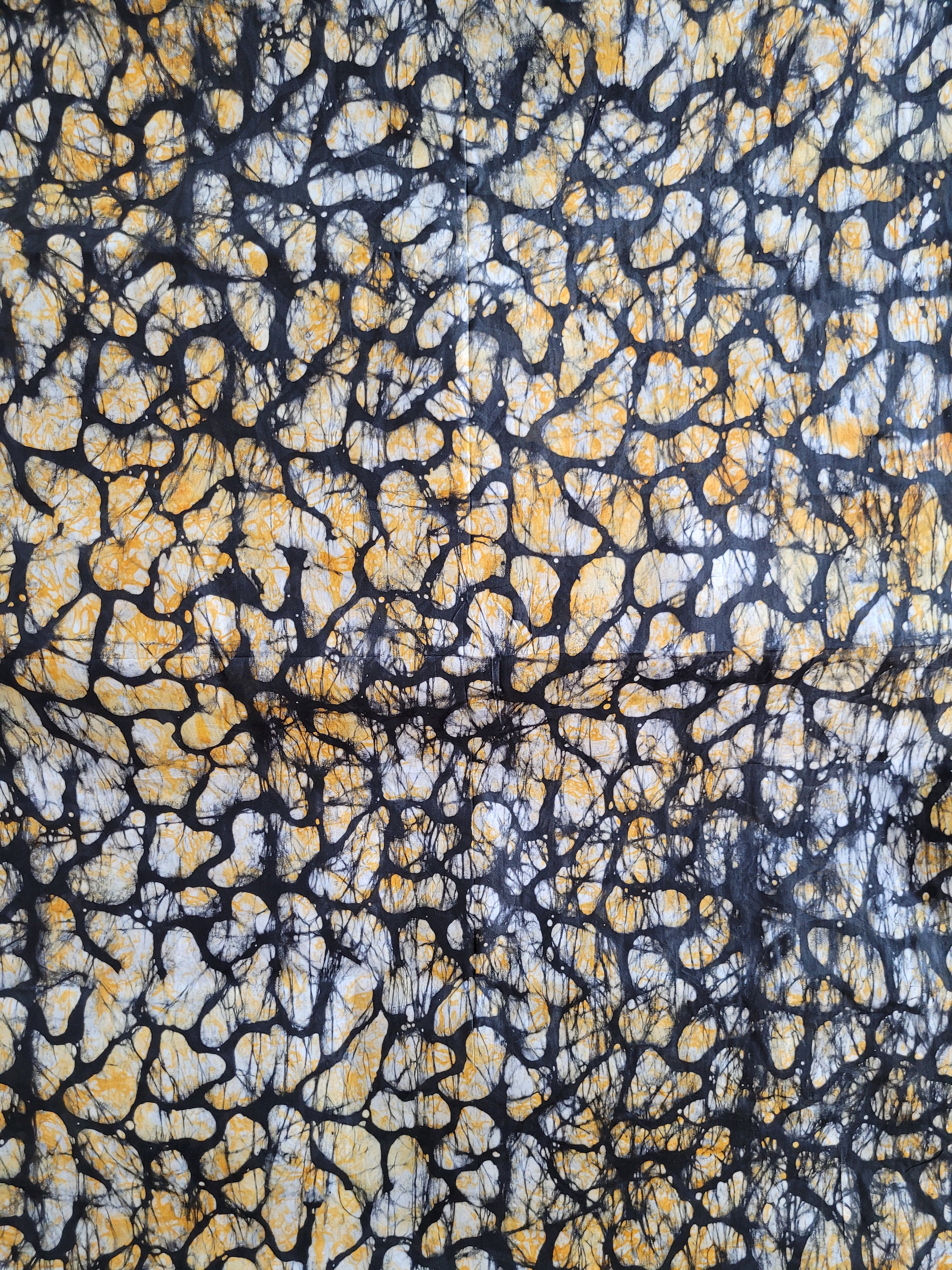 African Batik Adire Tie Dye Handmade Cotton Bazin African Brocade ...