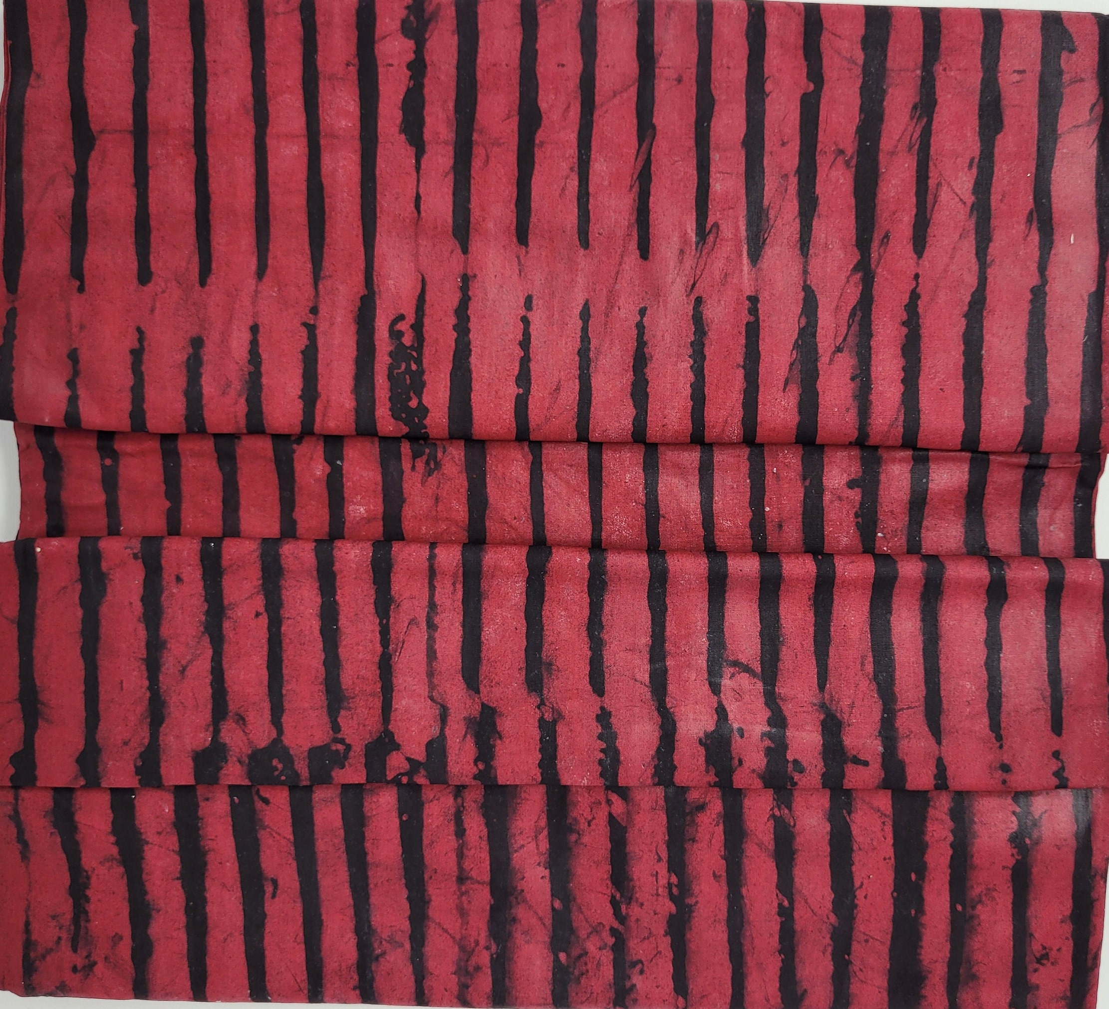 African Tie Dye Batik Cotton Fabric: Handmade Adire Cloth by the Yard ...