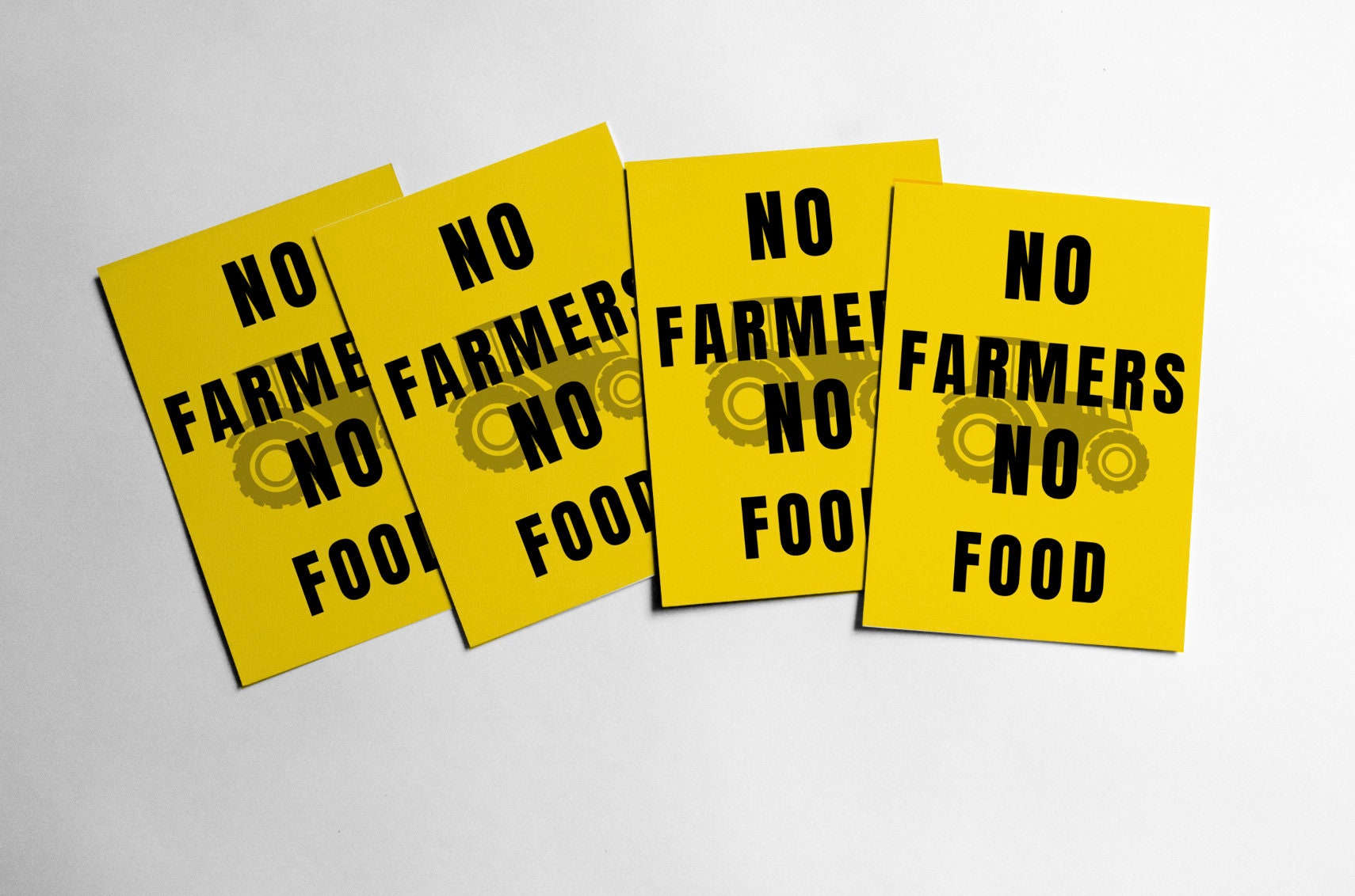 No Farmers No Food Poster Support Farmers United Kingdom - Etsy