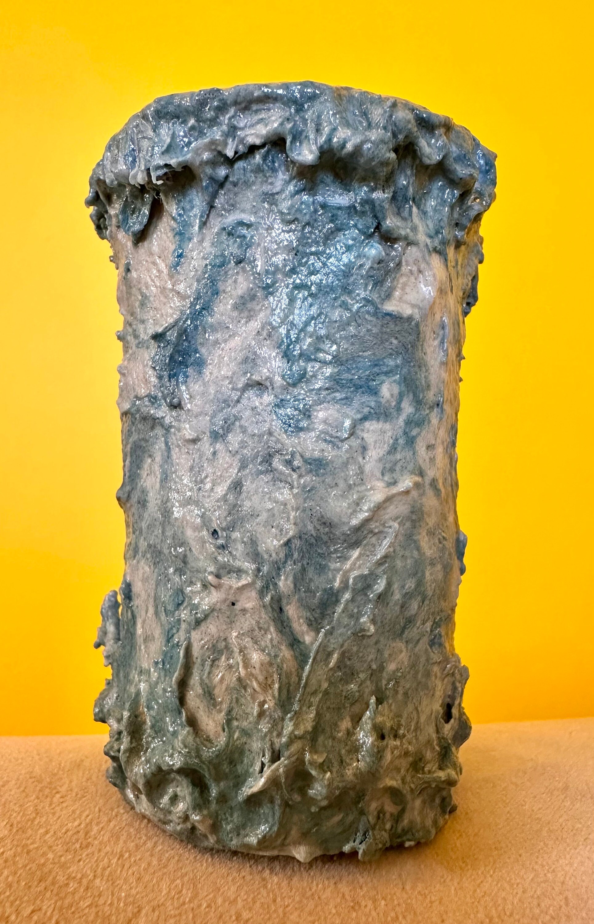 98% Upcycled/recycled Indoor Sculptured Handmade Pot Series #3 Spring ...