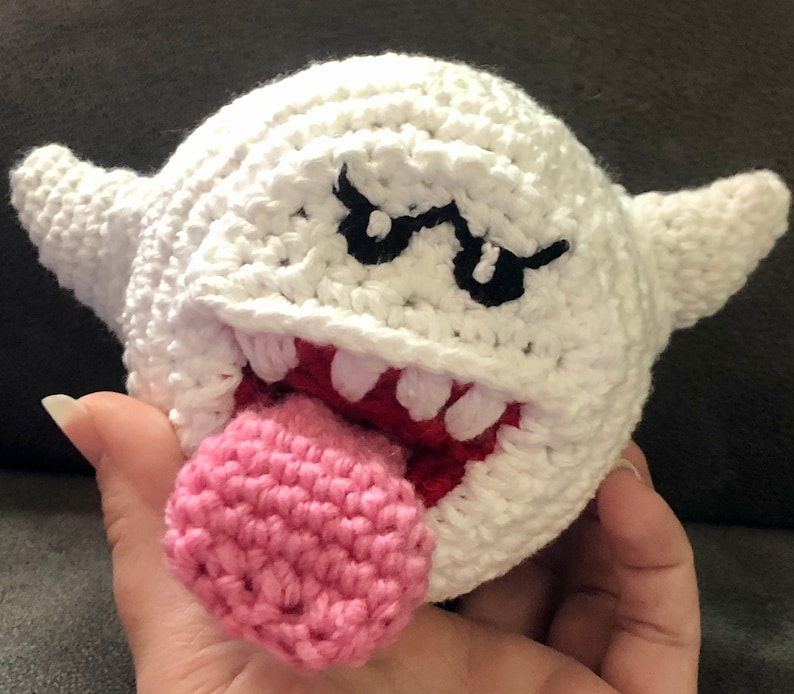 Mario Bros Boo/ King Boo Crochet Amigurumi/ Amigura Crochet - Etsy