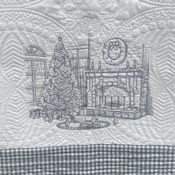 Fireplace Quilt - Etsy