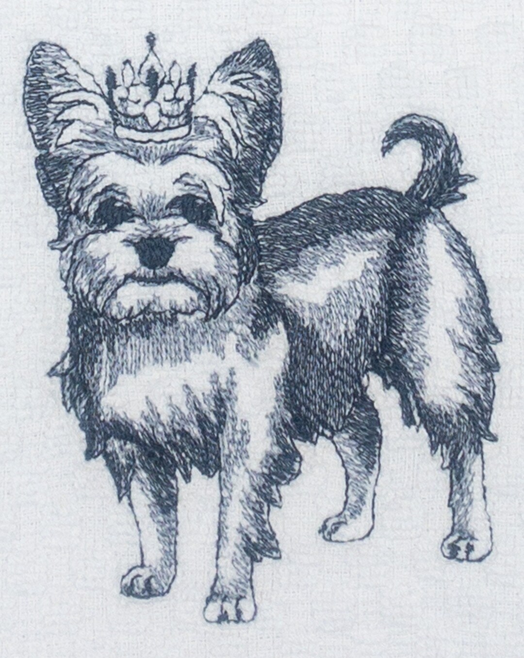 Royal Dogs - Yorkie - Waffle Towel - Etsy