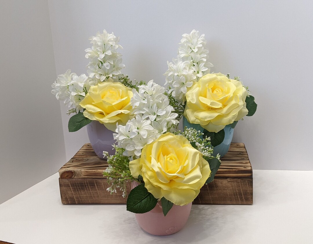 Spring Floral Arrangement Table Centerpiece - Etsy