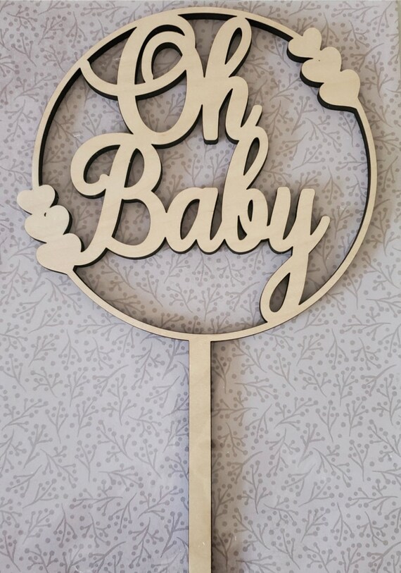 Oh Baby SVG/ Oh Baby Cake Topper SVG/ Baby Shower Svg/ Baby | Etsy