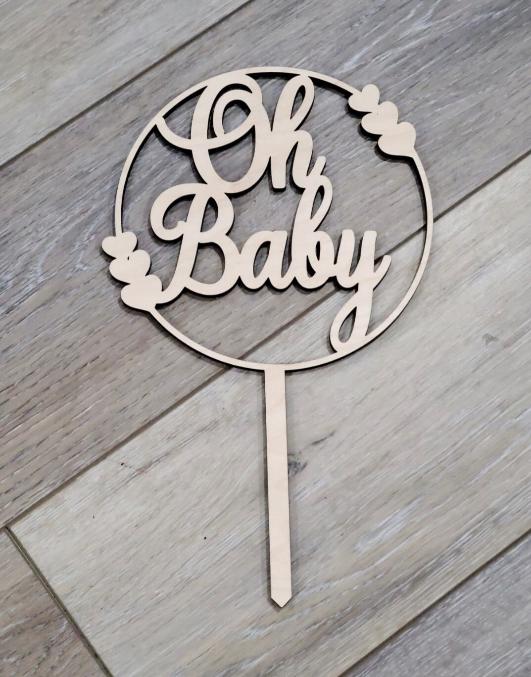 Oh Baby SVG/ Oh Baby Cake Topper SVG/ Baby Shower Svg/ Baby Cake Topper ...