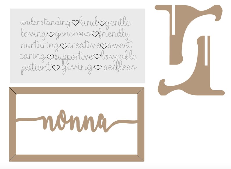 Nonna Sign Svg/nonna Svg/mother's Day Svg/grandmother Gift - Etsy