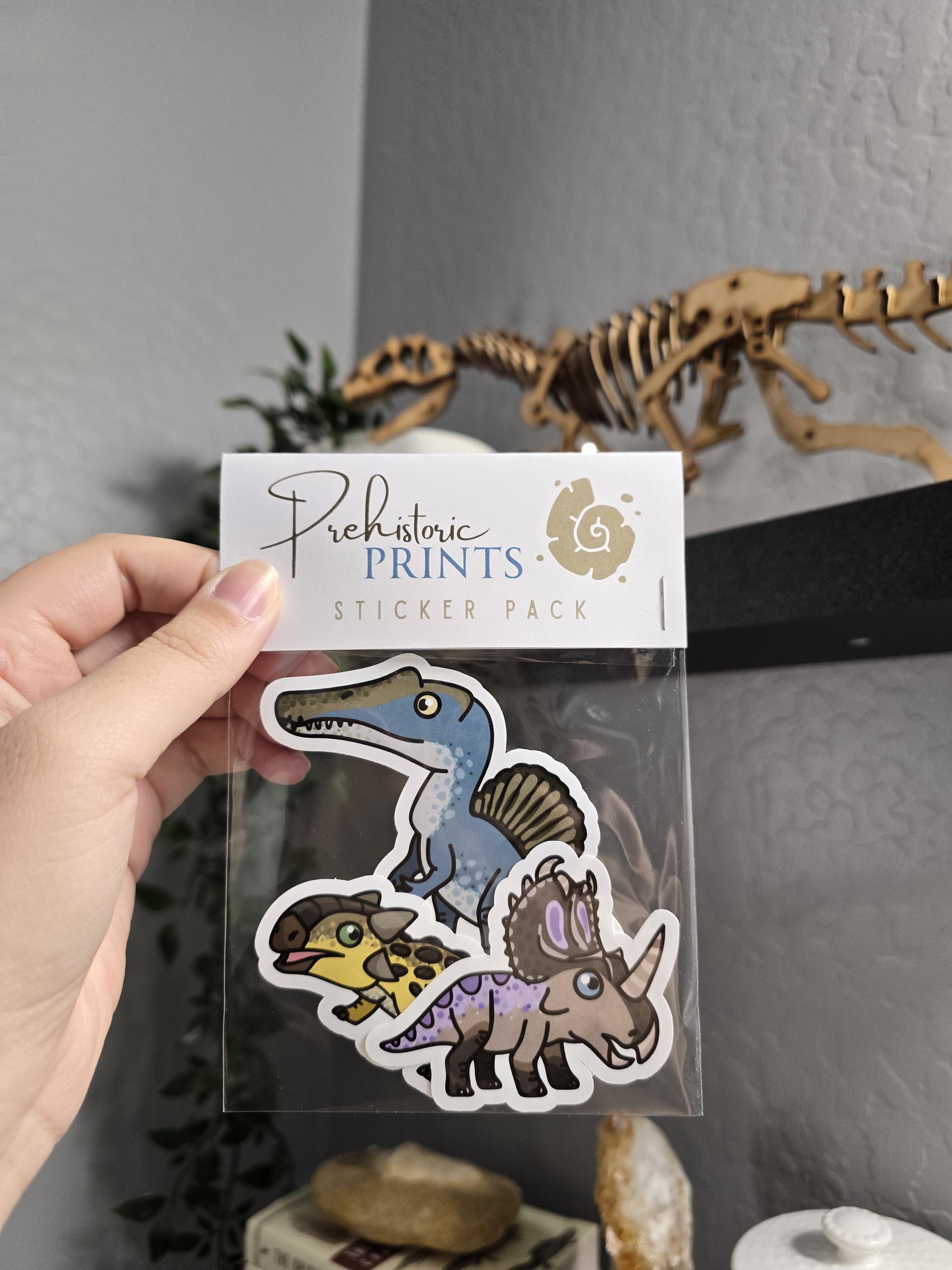 Ankylosaurus Vinyl Sticker - Hand-drawn Dino Art - Prehistoric Prints ...