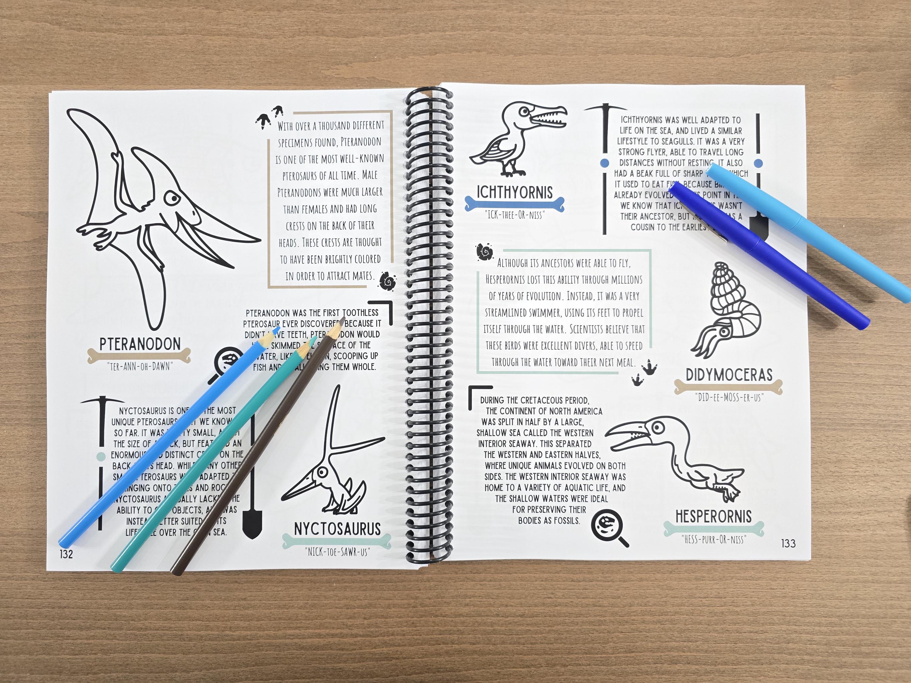 The Dinosaur Field Guide and Coloring Book for Young Paleontologists - Etsy